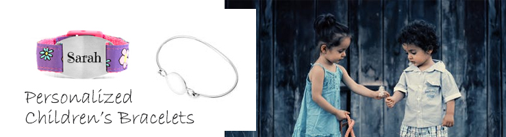 Childrens Bracelets, id bracelets for kids