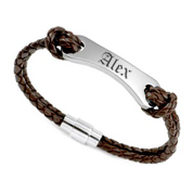 Mens Engraved Bracelets, Engraved Bracelets for Him